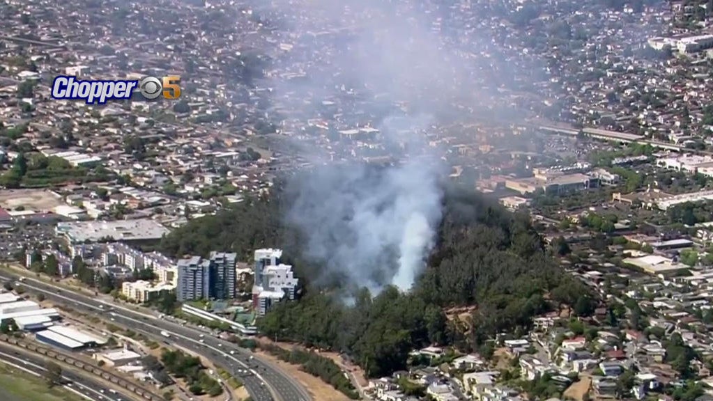 Evacuation orders lifted following Albany fire Sunday evening - CBS San ...