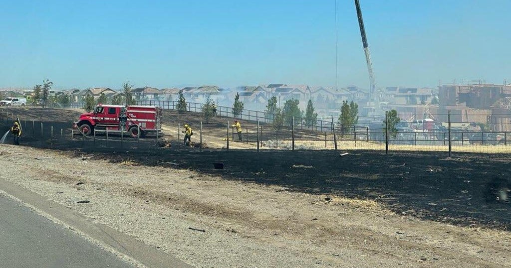 UPDATE: All lanes reopened on I-580 in Tracy after burning vehicle ...