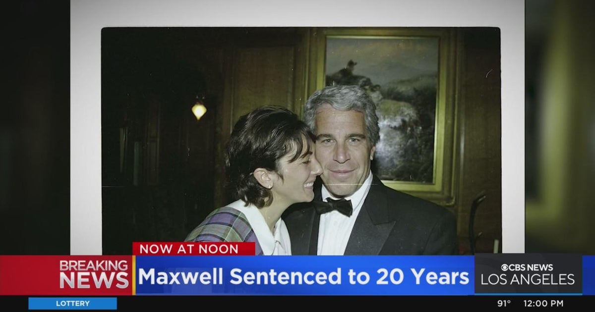 Ghislaine Maxwell sentenced to 20 years in prison - CBS Los Angeles