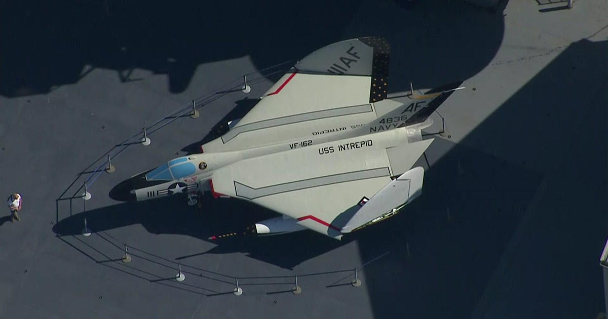 Newly restored Douglas F4D Skyray unveiled at Intrepid Sea, Air & Space ...