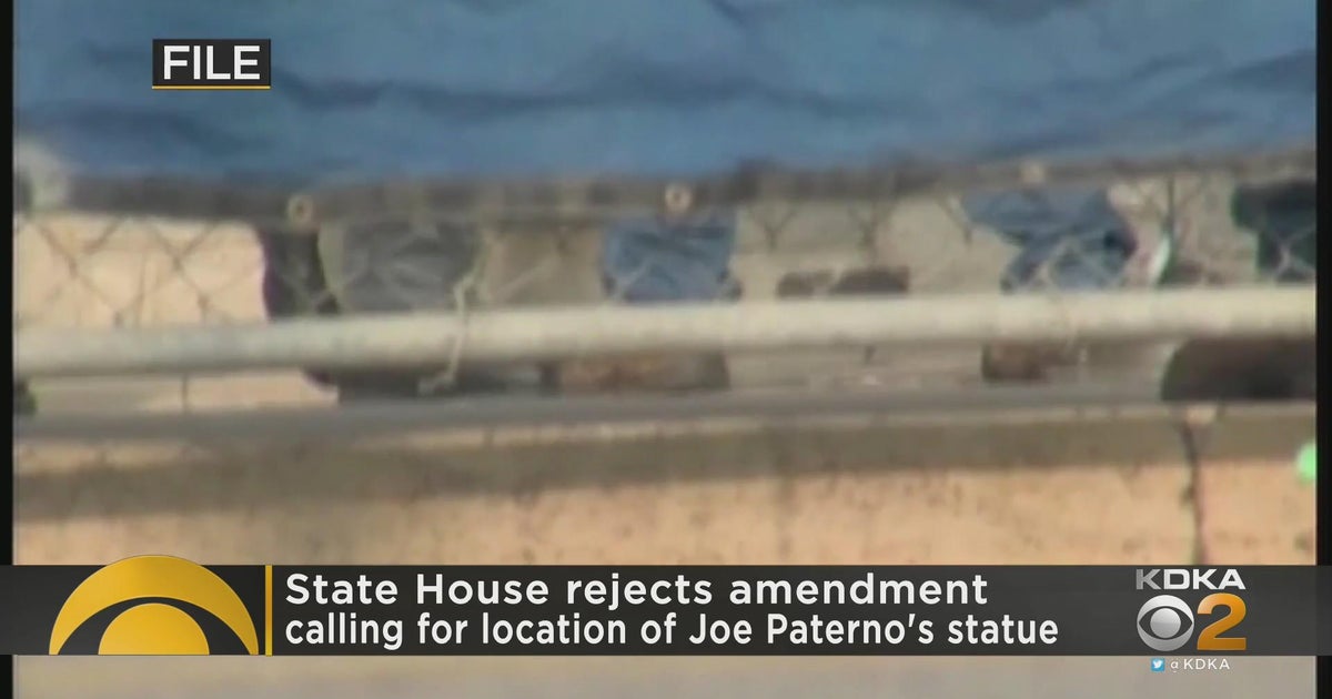 House rejects amendment calling for Joe Paterno statue - CBS Pittsburgh