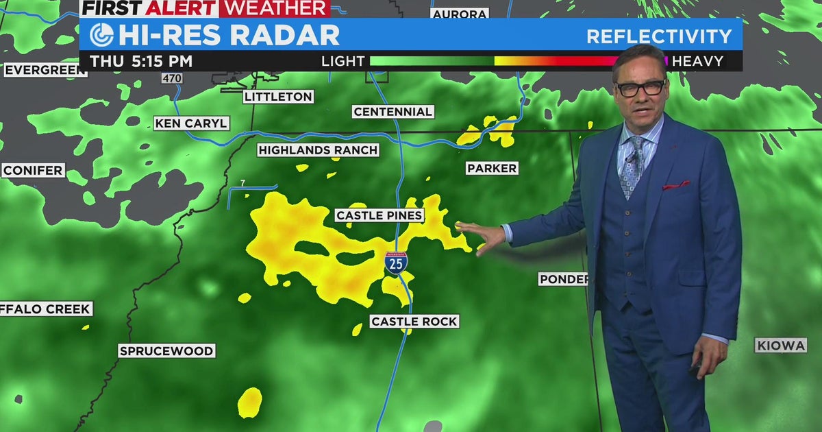 Showers And Thunderstorms Bringing In Much Needed Rain - CBS Colorado