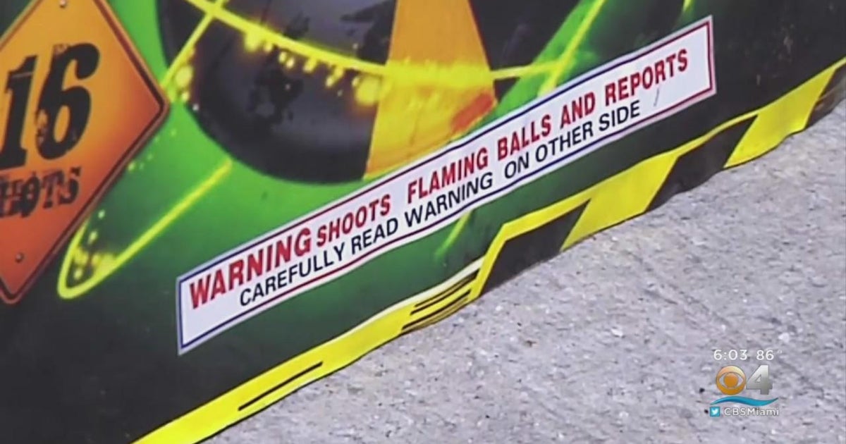Man loses hand in "fireworks accident" - CBS Miami