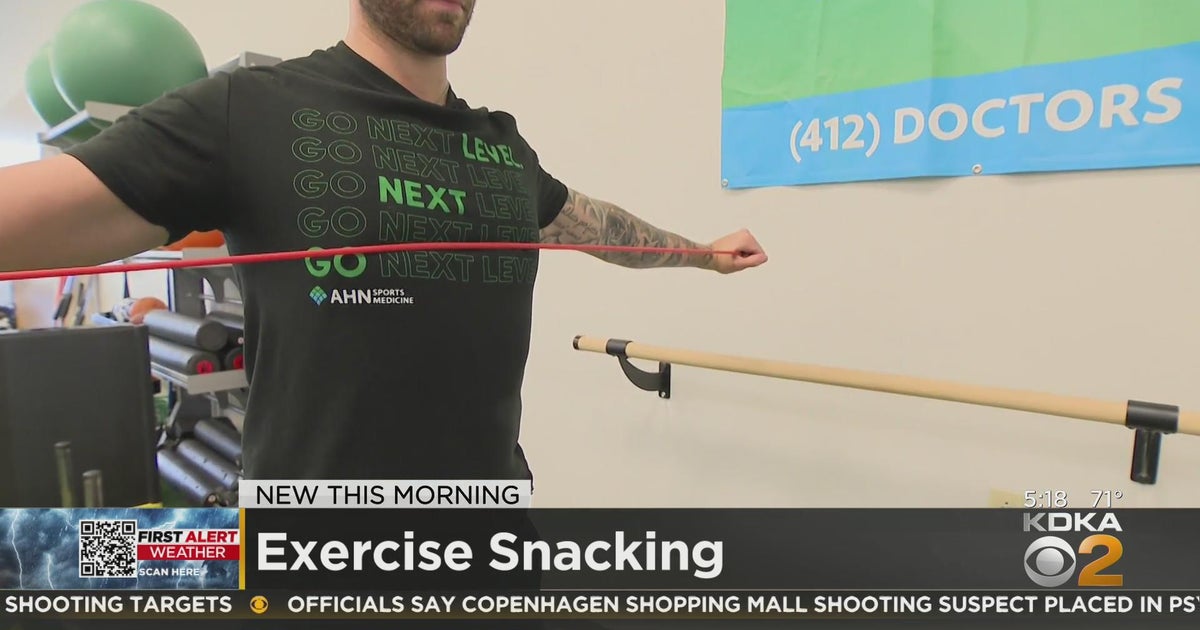Exercise Snacking (Pt. 1) - CBS Pittsburgh