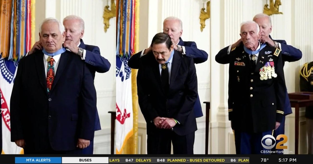 4 Vietnam War veterans awarded Medal of Honor - CBS New York