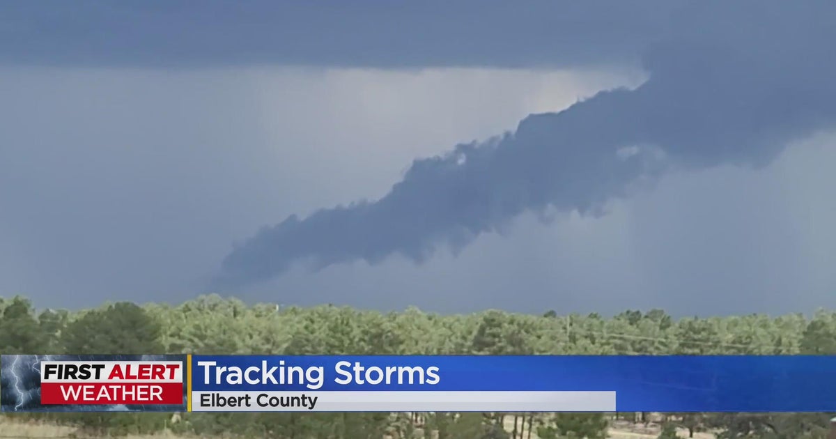 Severe storms move through Colorado - CBS Colorado