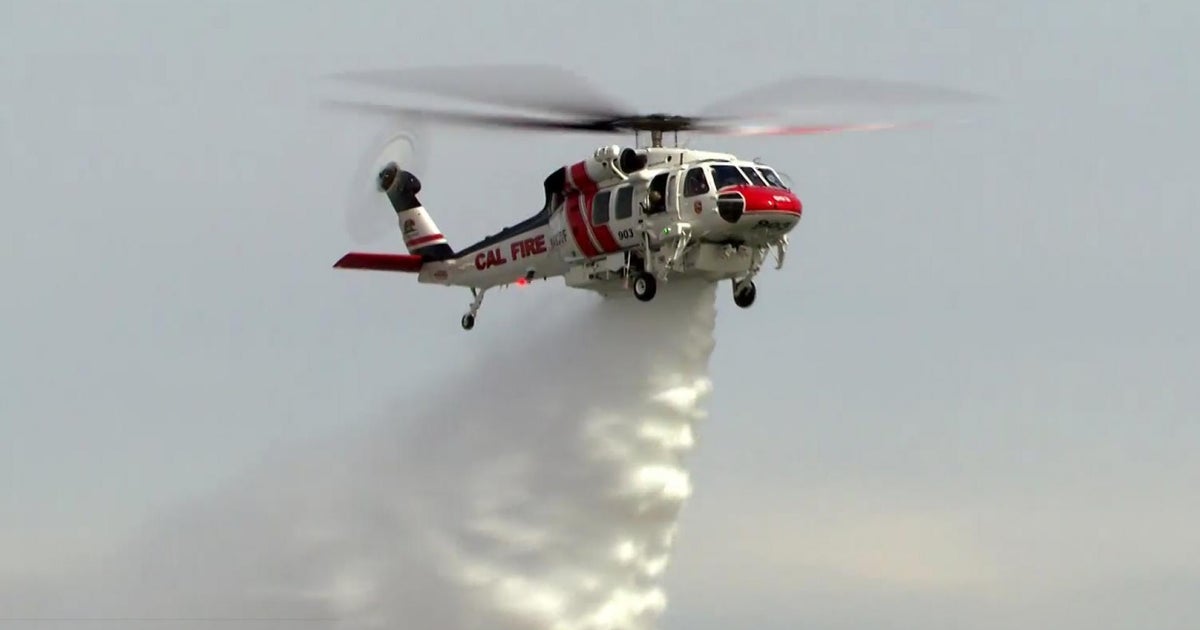 Cal Fire's New Fire Hawk Helicopter Crucial In Nighttime Operation In ...
