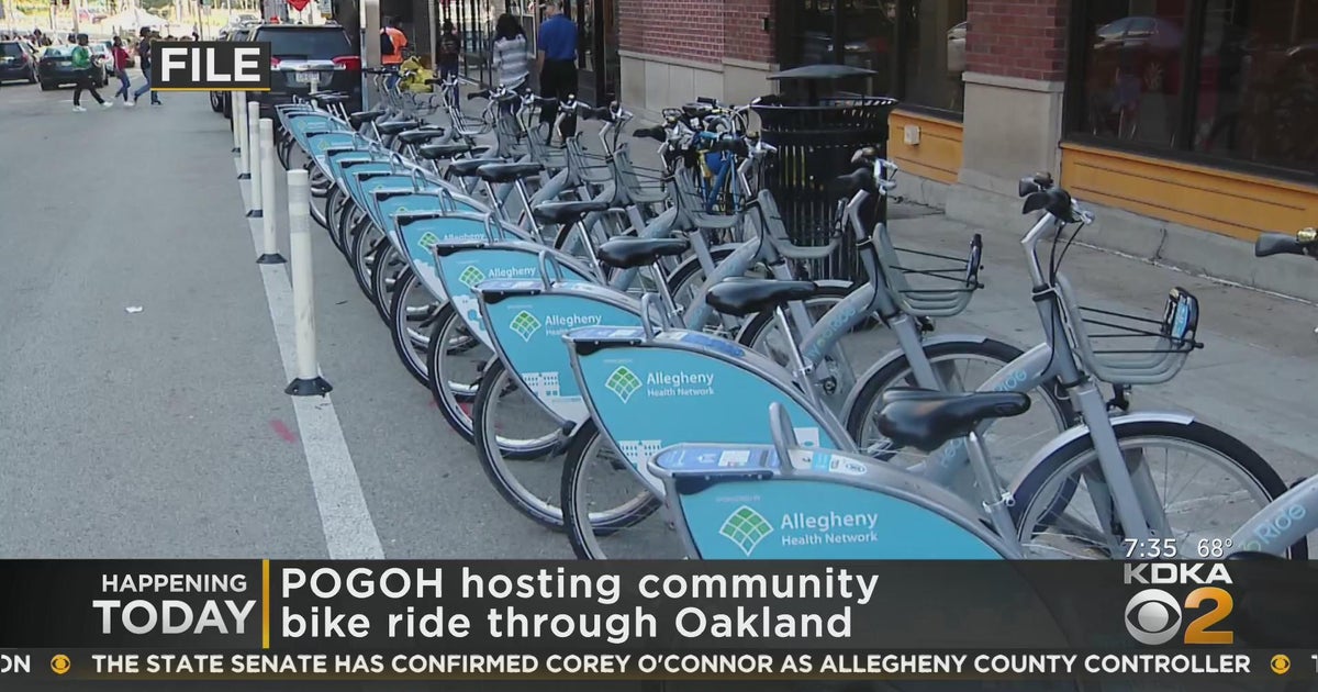 POGOH hosting community bike ride - CBS Pittsburgh
