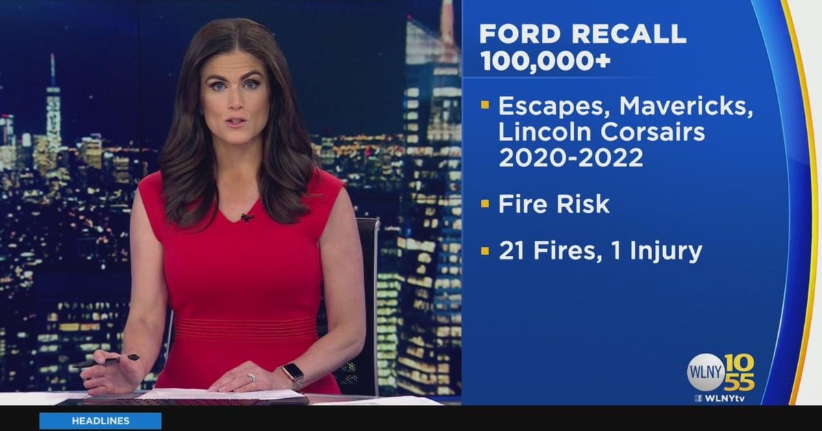 Ford expands recall for possible engine fires - CBS New York