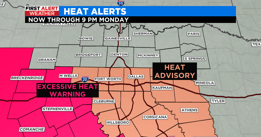 Heat Advisory Extended Through Monday Evening Some Under Excessive