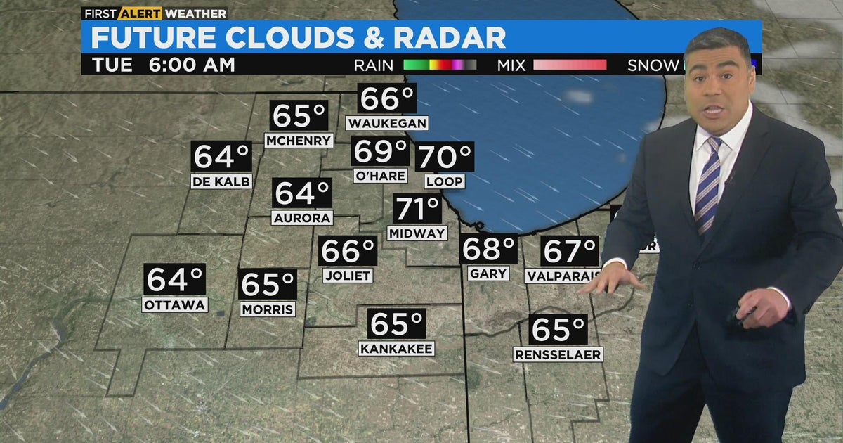 Chicago First Alert Weather: Mostly sunny Tuesday - CBS Chicago