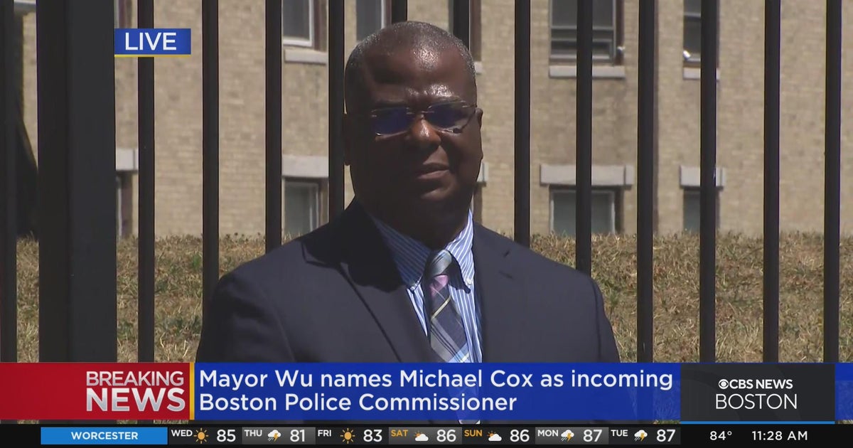 Mayor Wu names Michael Cox as next Boston Police commissioner - CBS Boston