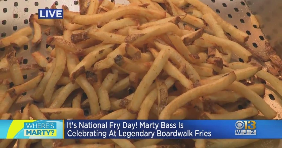 Where's Marty? Celebrating National Fry Day with Boardwalk Fries - CBS ...