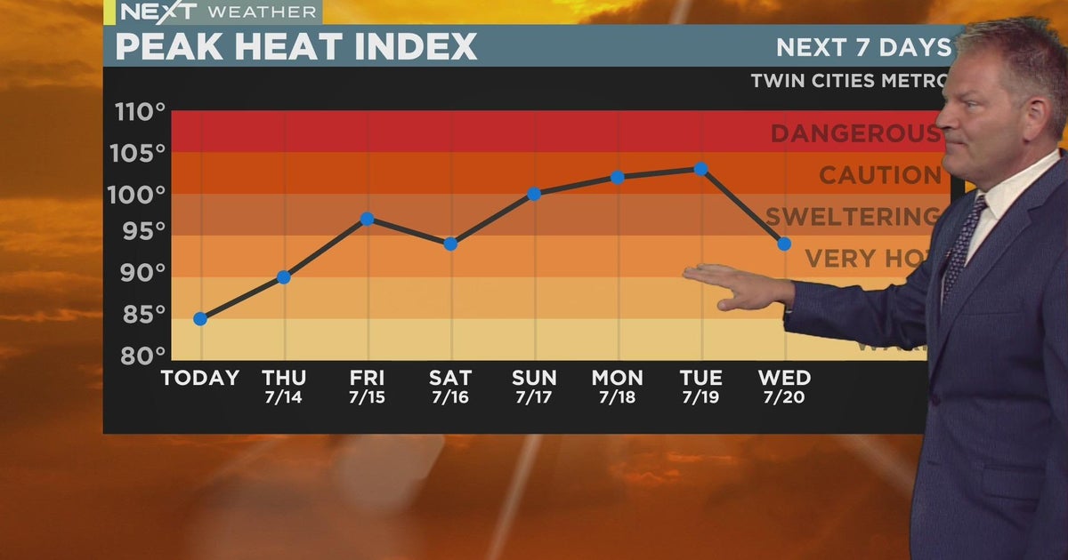 Next Weather: Heat and humidity start gradual return Thursday - CBS ...