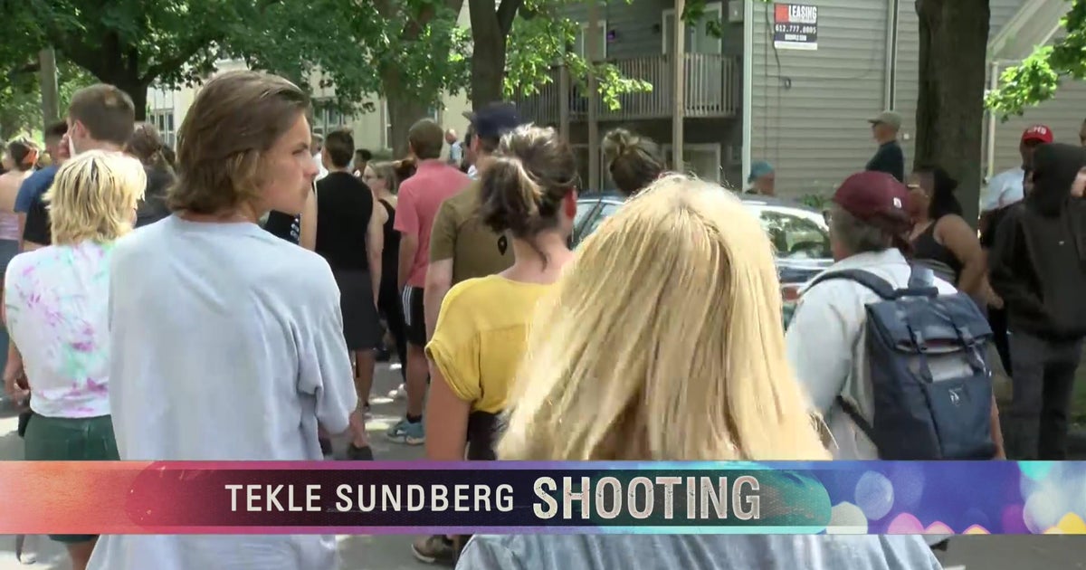 Dozens rally for Tekle Sundberg in march honoring his life - CBS Minnesota
