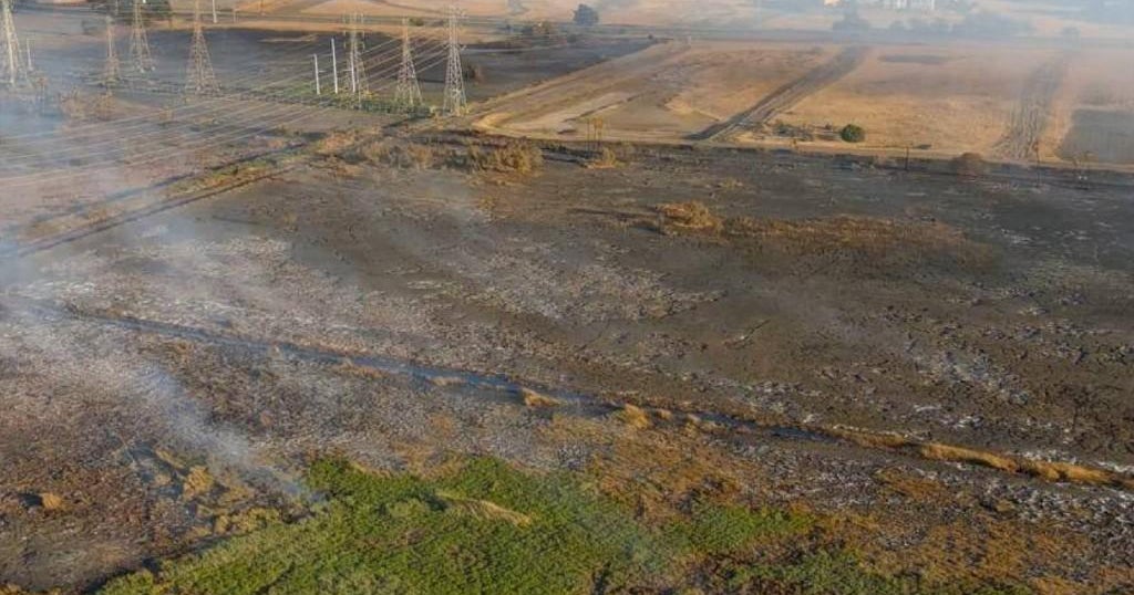 Firefighters announce progress in flooding Marsh Fire; air quality ...