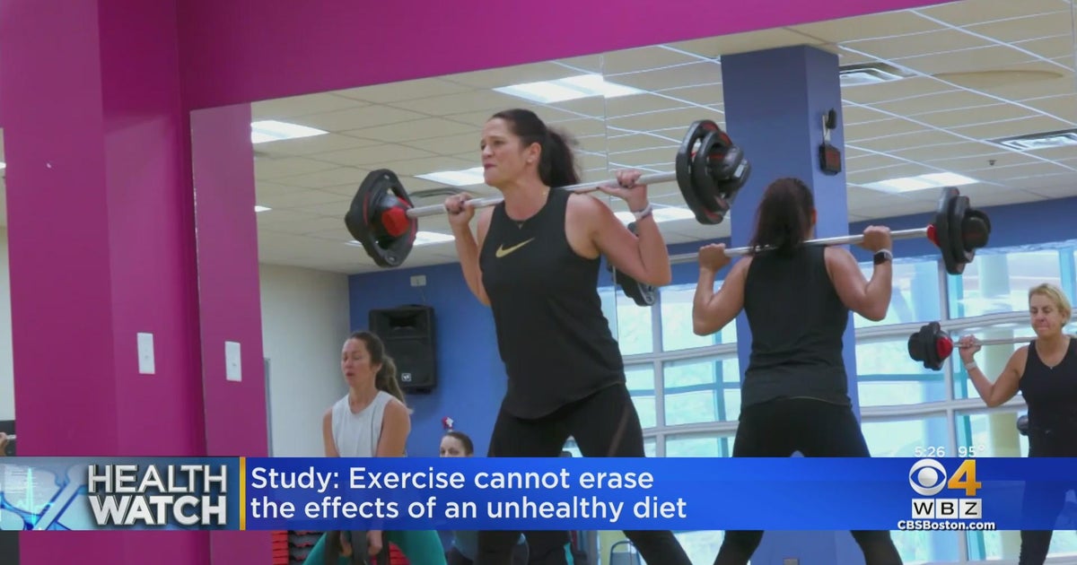High levels of exercise won't erase health risks of having poor diet ...