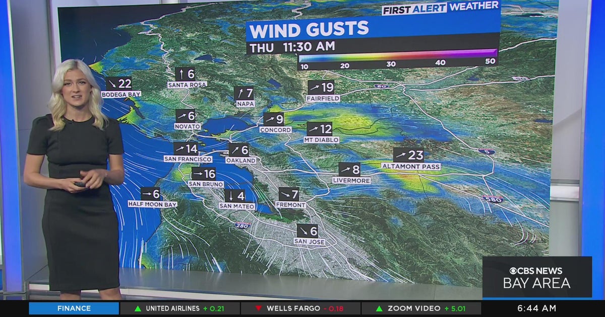 Thursday morning First Alert weather forecast with Jessica Burch - CBS ...