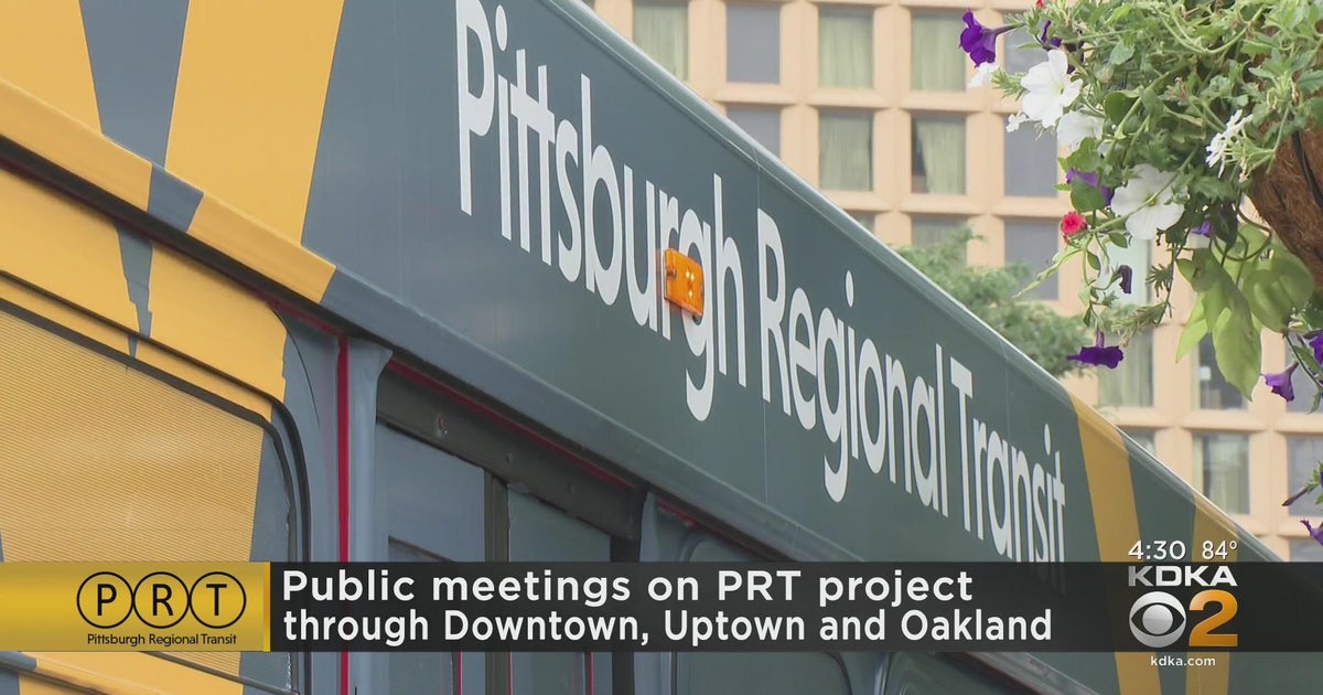 Public meetings on PRT project throughout Pittsburgh - CBS Pittsburgh