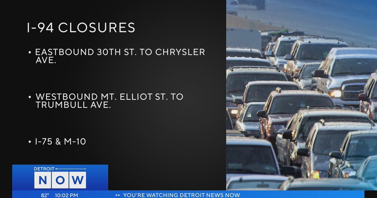 I-94 In Detroit Closed For 7 Days To Move Second Avenue Bridge - CBS ...