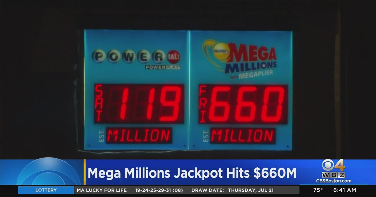 Mega Millions jackpot now $660 million for Friday night drawing - CBS ...