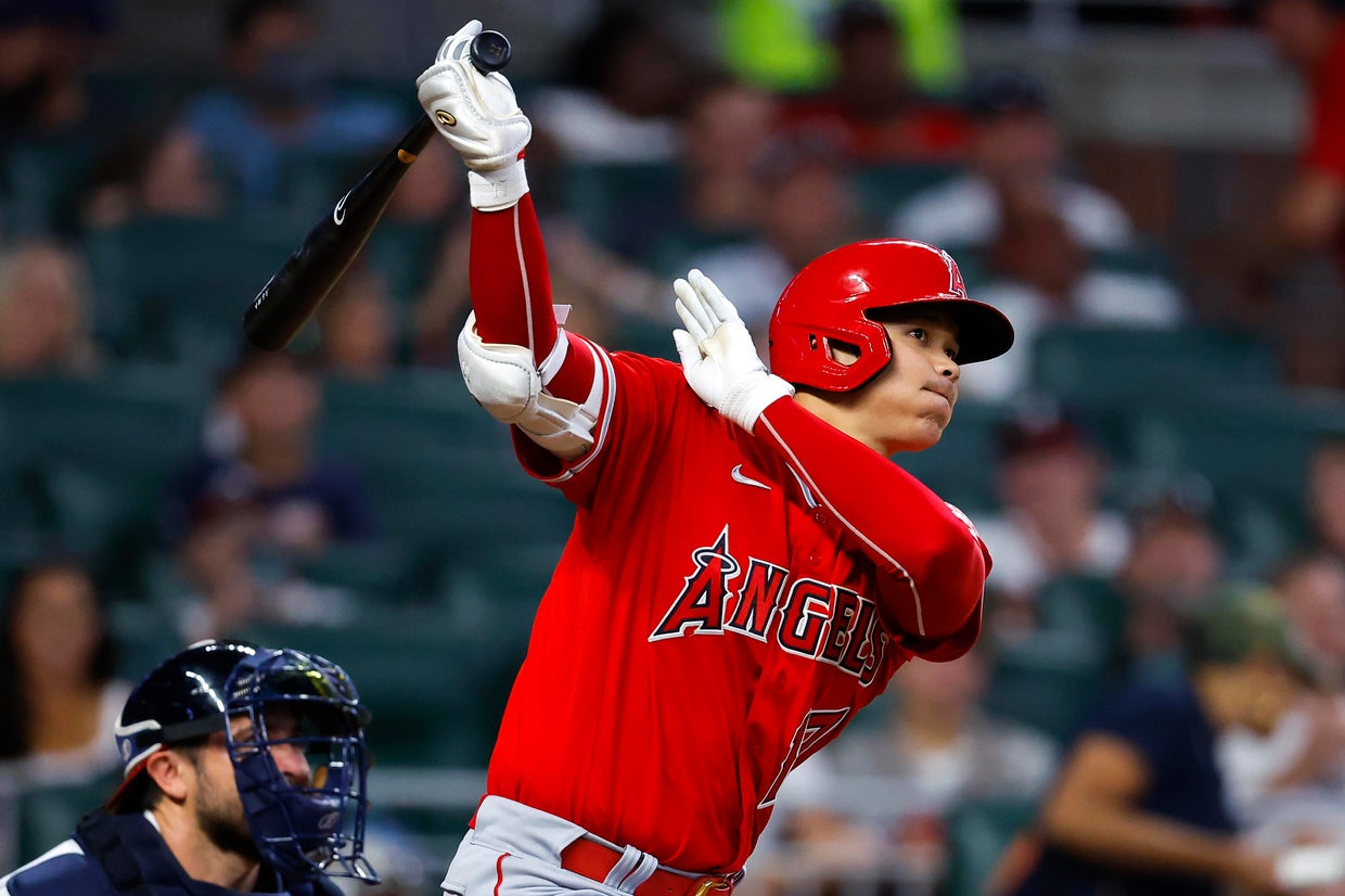 Riley, Wright lead streaking Braves to 7-2 win over Angels - CBS Los ...