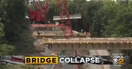 As 100-ton beams arrive, Fern Hollow Bridge could reopen by year's end ...