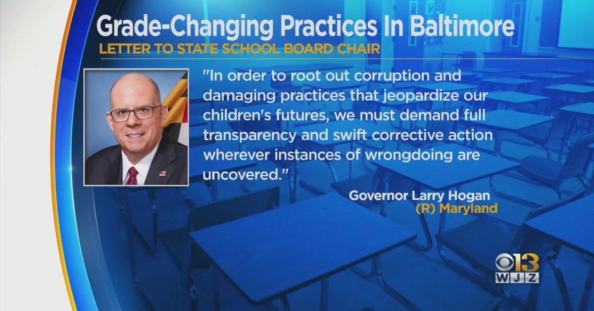 Gov. Hogan calls on State Board of Education to investigate Baltimore ...