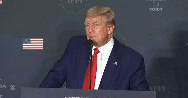 Donald Trump hints at 2024 presidential run during trip to D.C. - CBS News