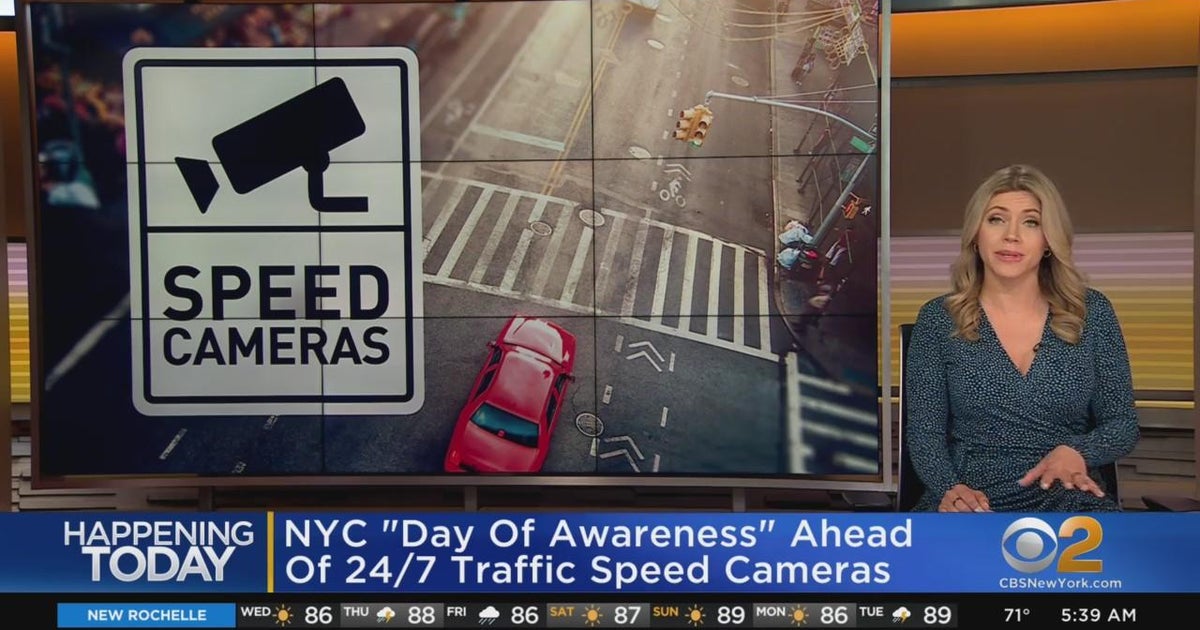NYC spreading word about new speed camera rules - CBS New York