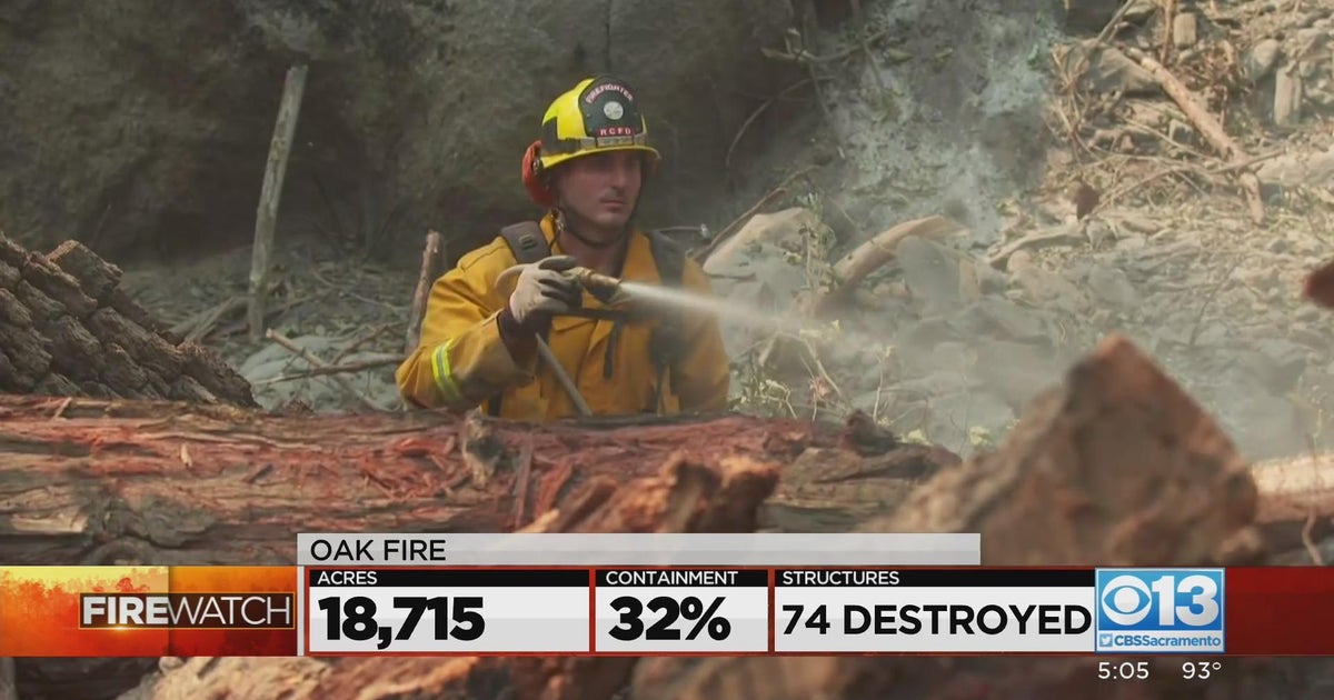 Crews Making Progress On The Oak Fire - CBS Sacramento