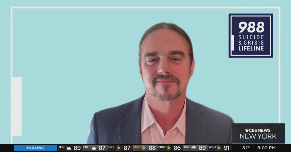 Dr. John Draper discusses 988 suicide and crisis lifeline launch - CBS ...