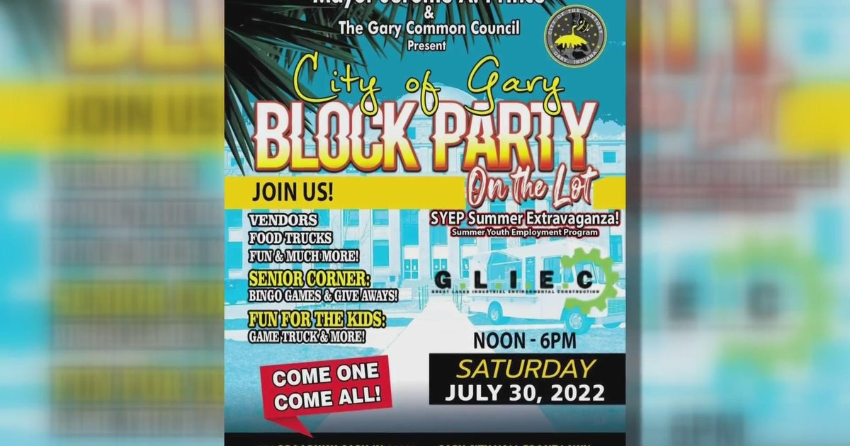 City of Gary to host second annual Block Party on the Lot - CBS Chicago