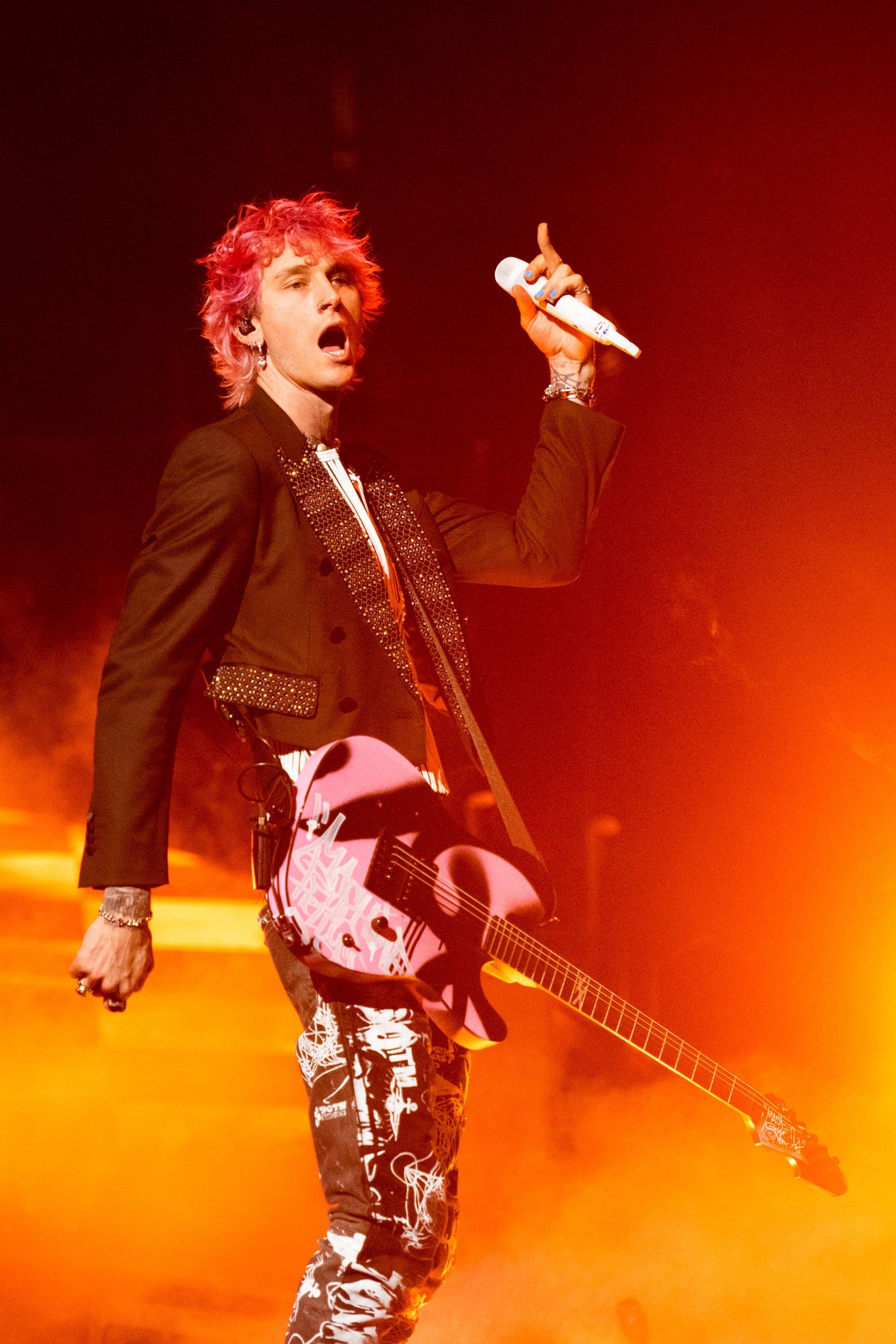 Photos: Machine Gun Kelly lands at Oakland Arena