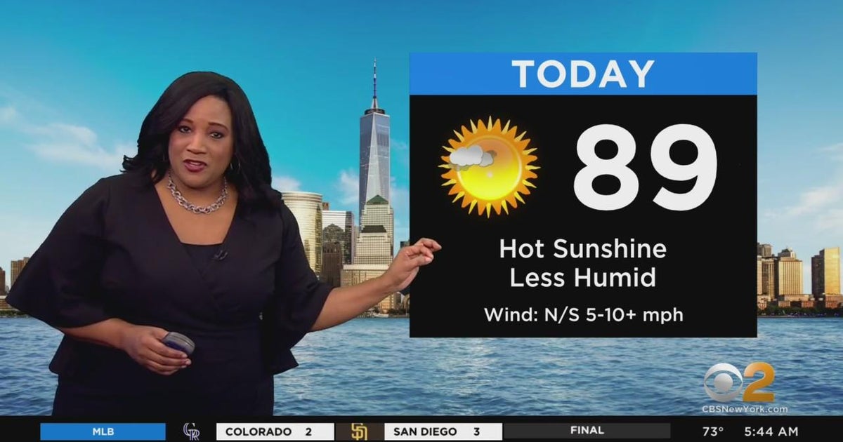 First Alert Weather: Hot and sunny - CBS New York