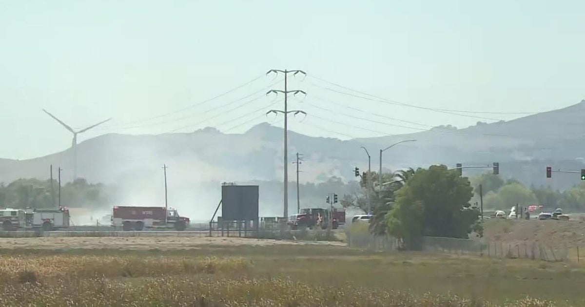 Highway 12 Back Open After Fairfield Grass Fire - CBS Sacramento