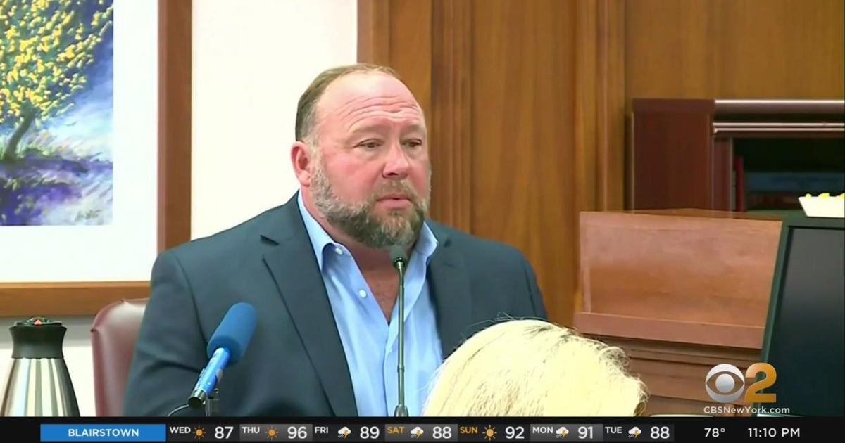 Alex Jones concedes Sandy Hook shooting was "100 percent real" - CBS ...