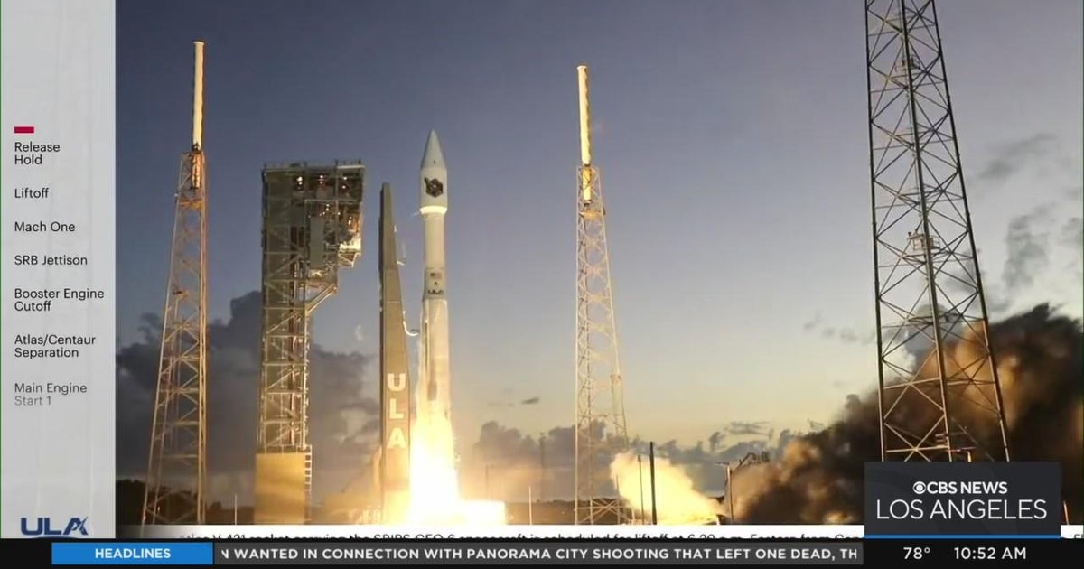 ULA Atlas V rocket launches from Florida - CBS Los Angeles