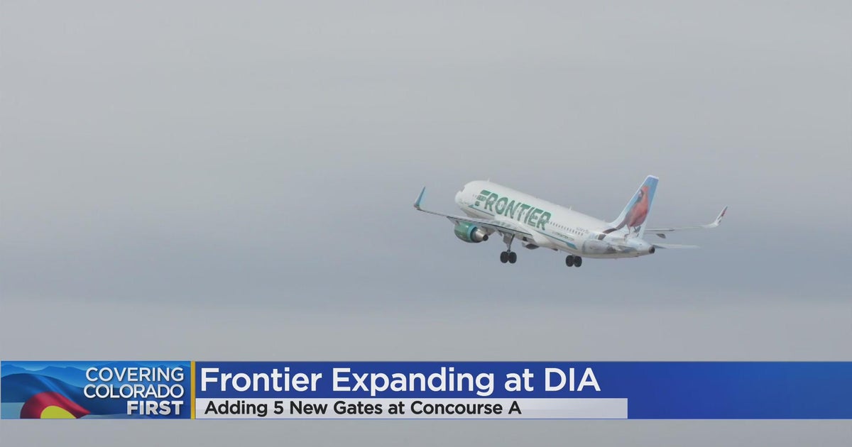 Frontier Airlines to break ground on new facility at DIA - CBS Colorado