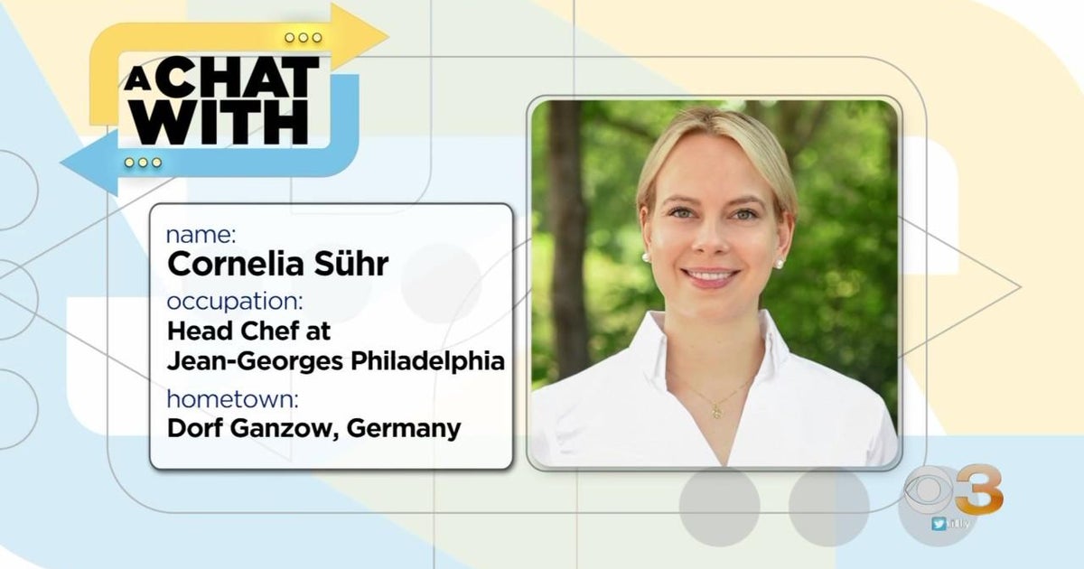A Chat With: Jean-Georges Philadelphia Head Chef Cornelia Sühr - CBS ...