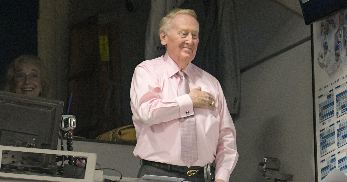 Dodgers to pay tribute to Vin Scully before Friday night's game - CBS ...