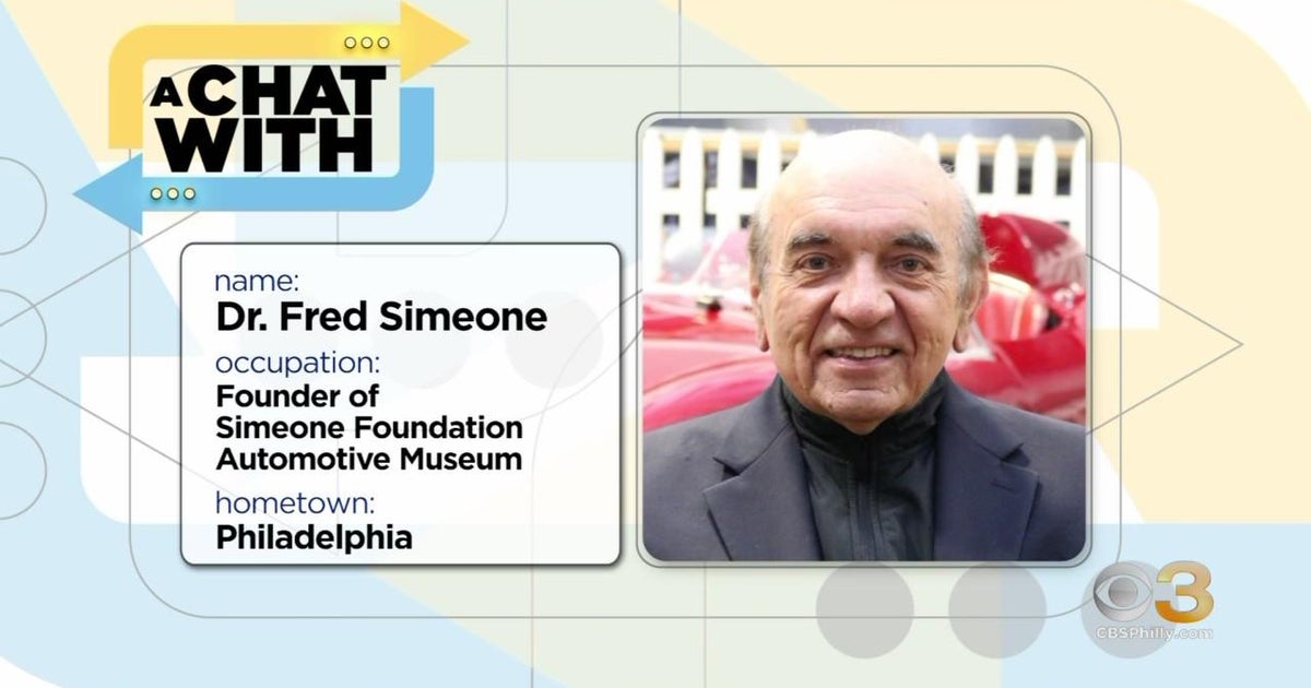 A Chat With: Paying Tribute To Dr. Frederick Simeone - CBS Philadelphia