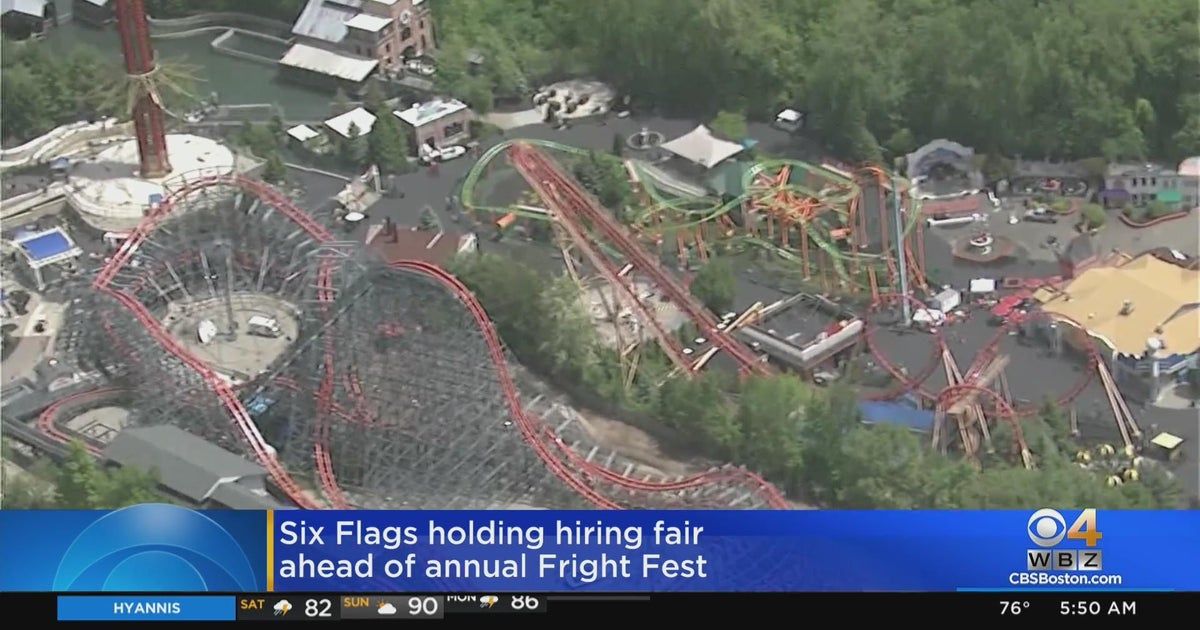 Six Flags holding job fair to prepare for annual Fright Fest - CBS Boston