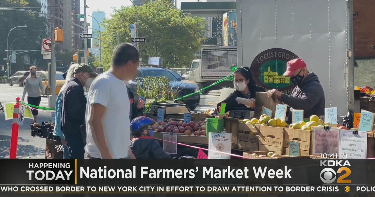 National Farmers Market Week to celebrate local growers - CBS Pittsburgh