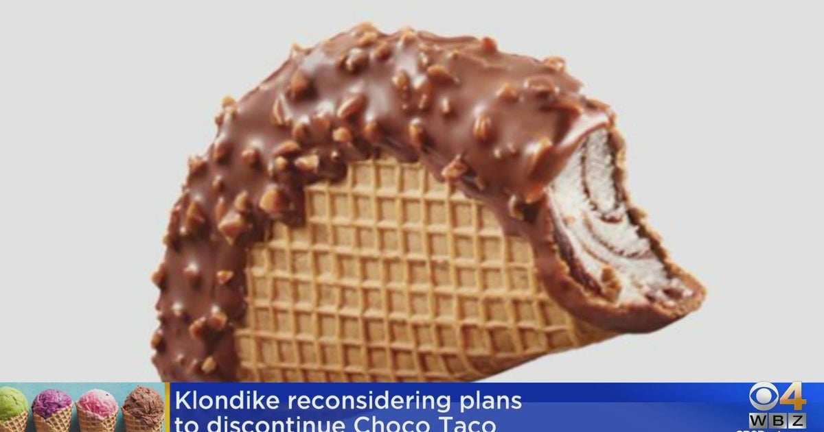 Kondike reconsidering plans to discontinue Choco Taco - CBS Boston