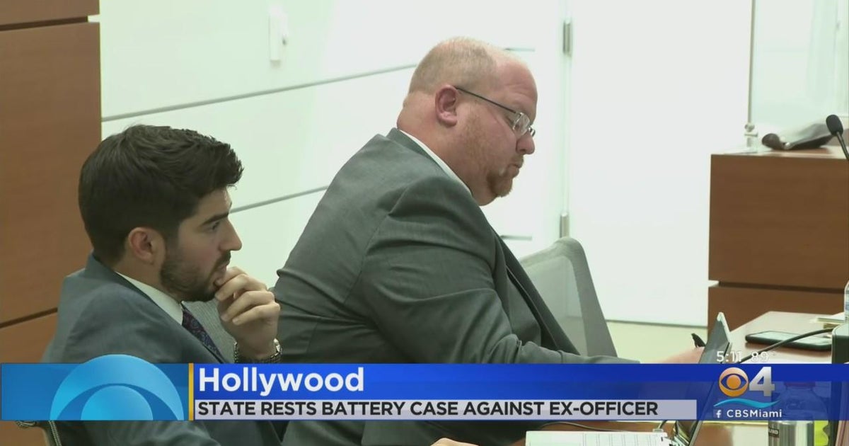 State Rests In Battery Case Against Former Hollywood Police Officer