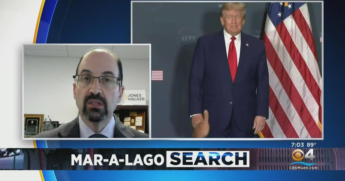 Former Assistant U.S. Attorney David Weinstein on Mar-a-Lago sarch ...