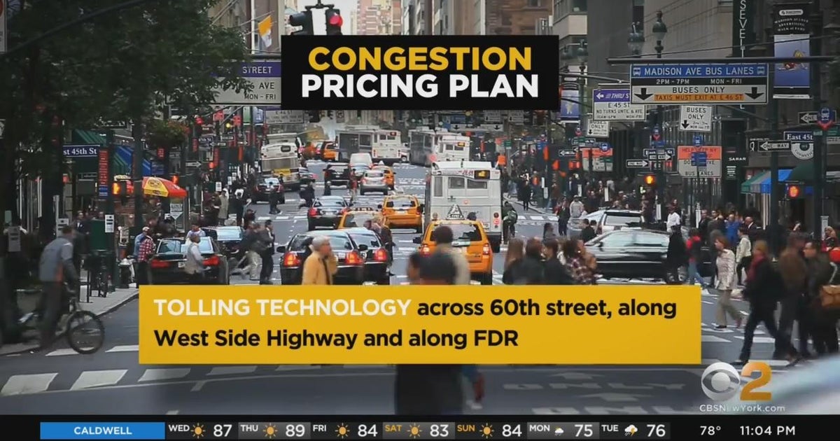 MTA reveals details of controversial congestion pricing plan - CBS New York