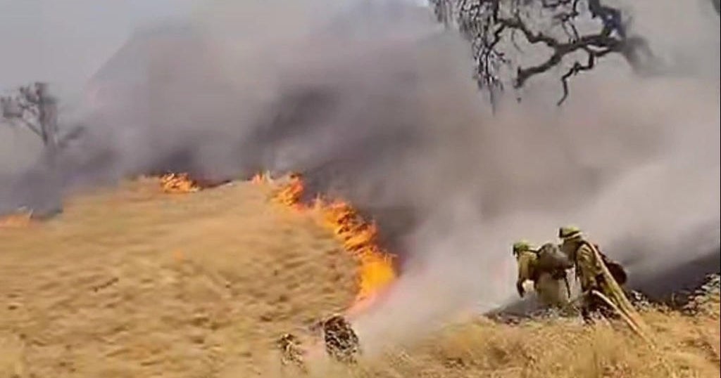 Update: Forward progress of remote wildfire west of Vacaville stopped ...