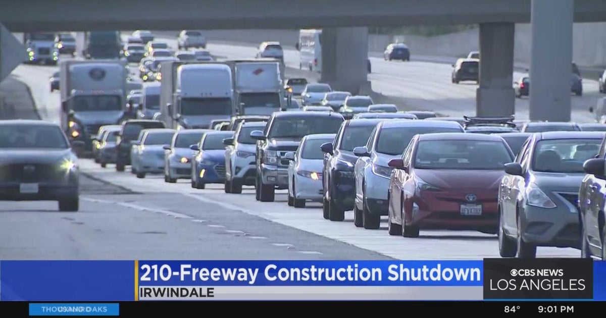 Eastbound 210 Freeway to be closed for 5 days starting Wednesday night ...